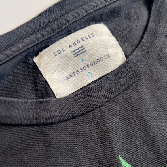 Sol Angeles | Tops | Sol Angeles Anthropologie Pineapple Graphic Tee ...